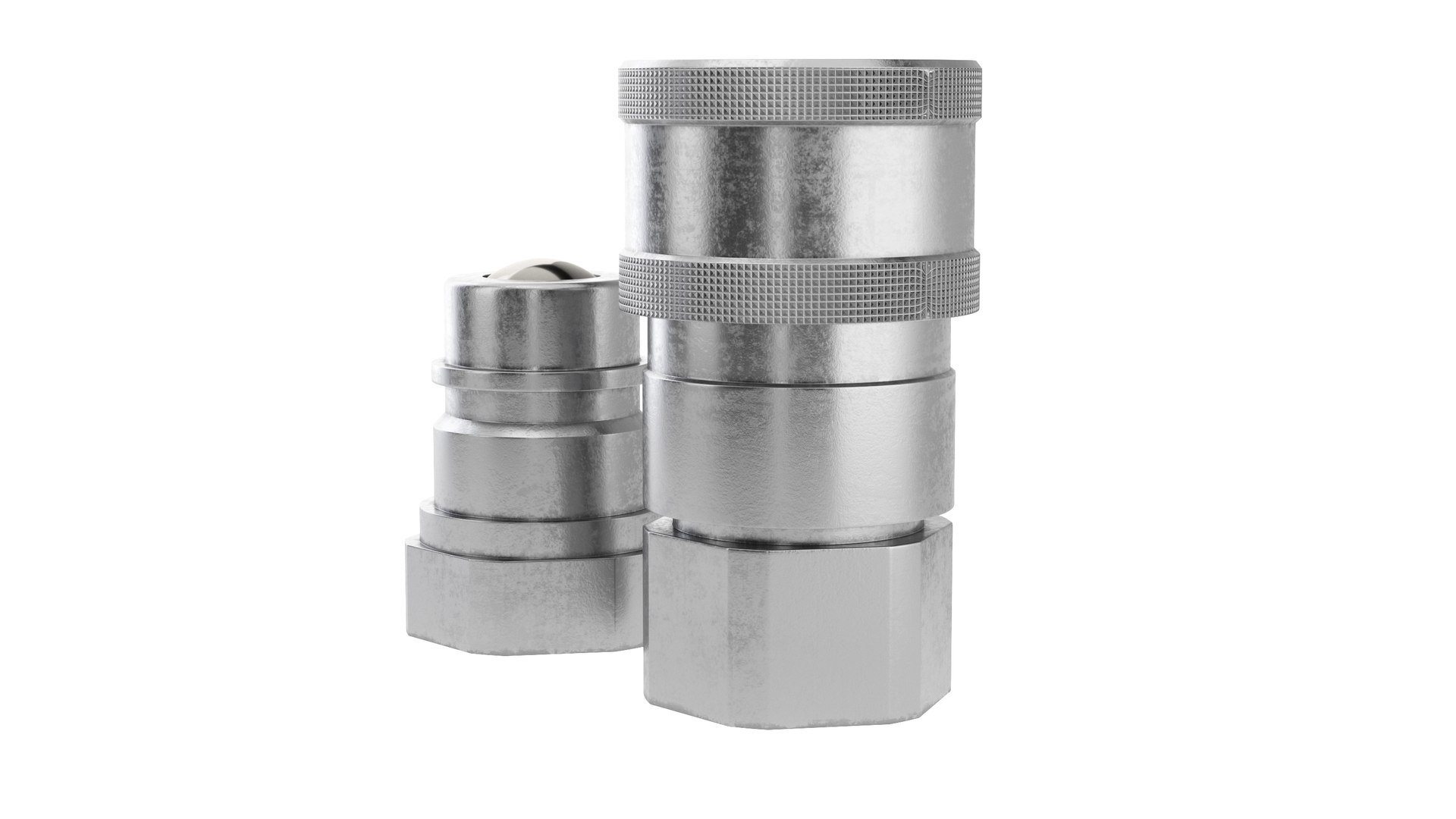 3D Hydraulic Quick Connect Coupler - TurboSquid 2033397