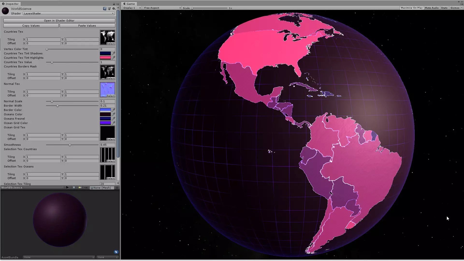 3D Geopolitical Earth Planet For Unity - TurboSquid 2342809