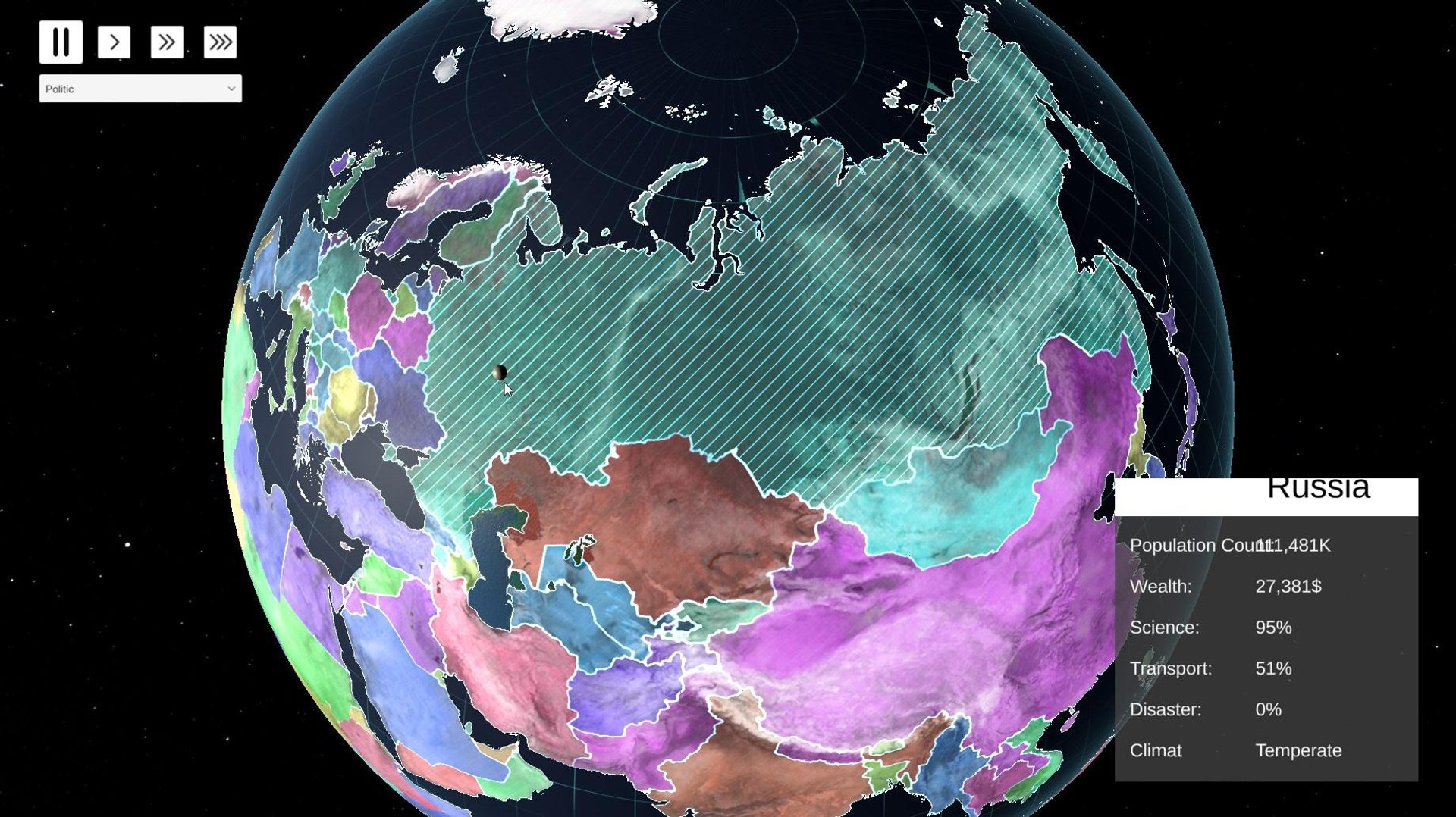 3D Geopolitical Earth Planet For Unity - TurboSquid 2342809