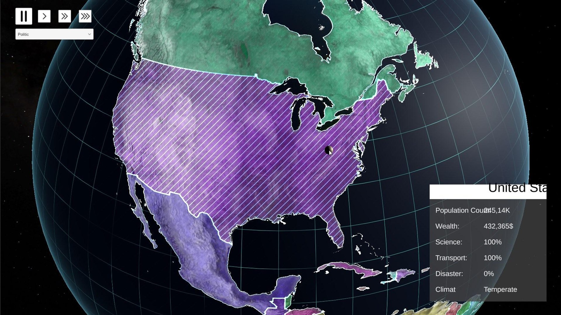 3D Geopolitical Earth Planet For Unity - TurboSquid 2342809