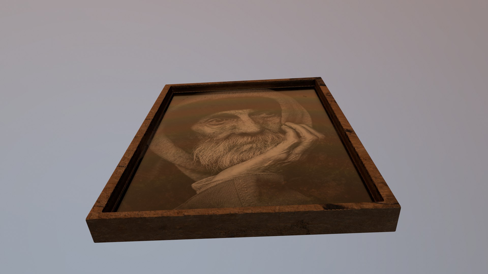 Old Man Photo Frame 3D Model - TurboSquid 1971501