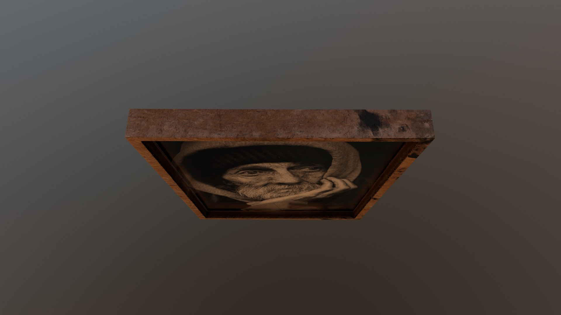 Old Man Photo Frame 3D Model - TurboSquid 1971501