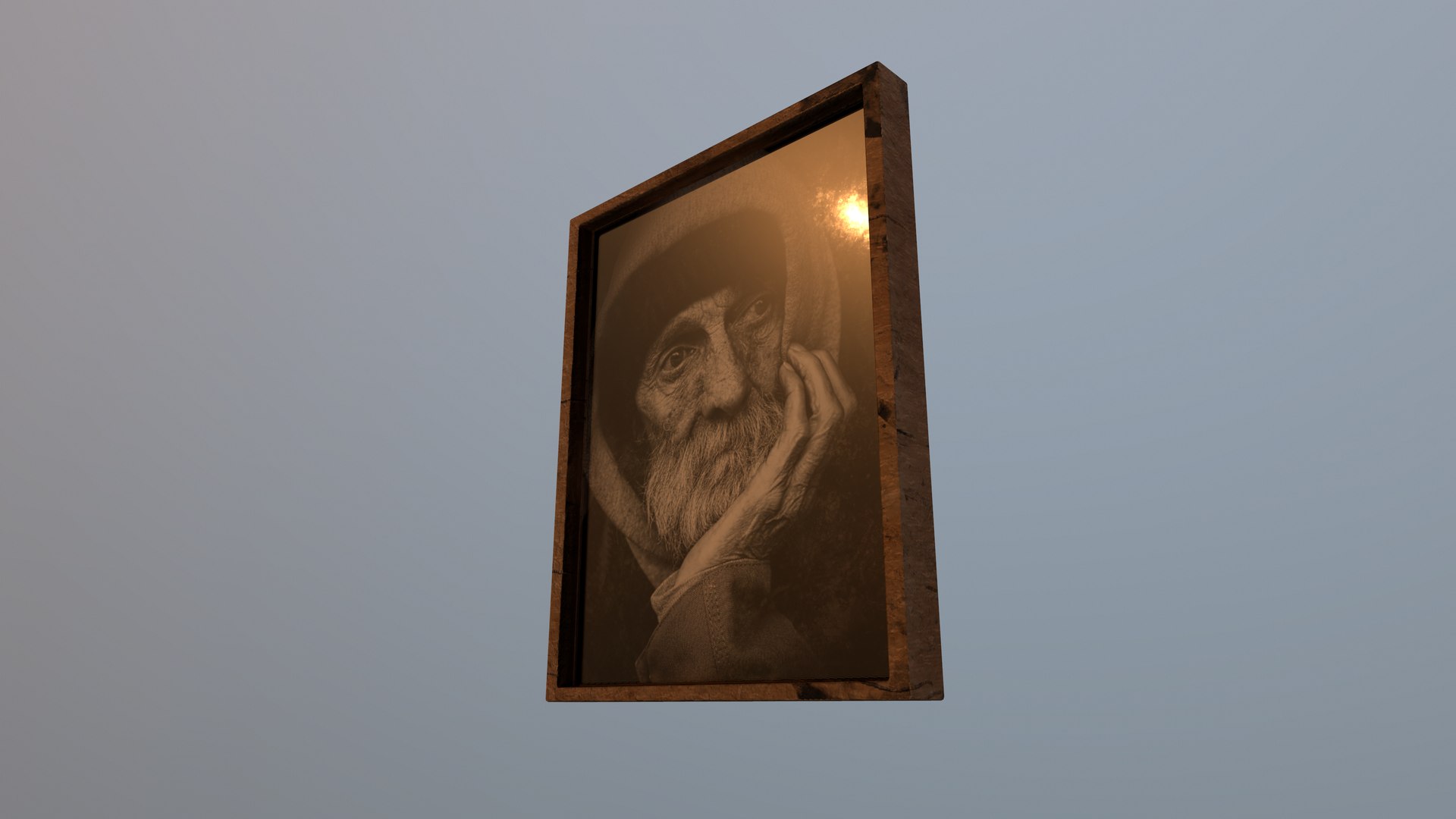 Old Man Photo Frame 3D Model - TurboSquid 1971501