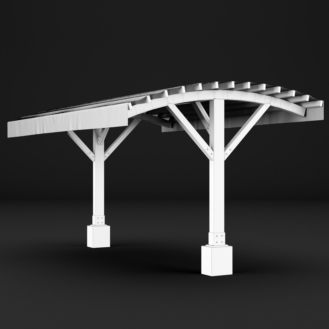 3D Model Pergola - TurboSquid 1473725