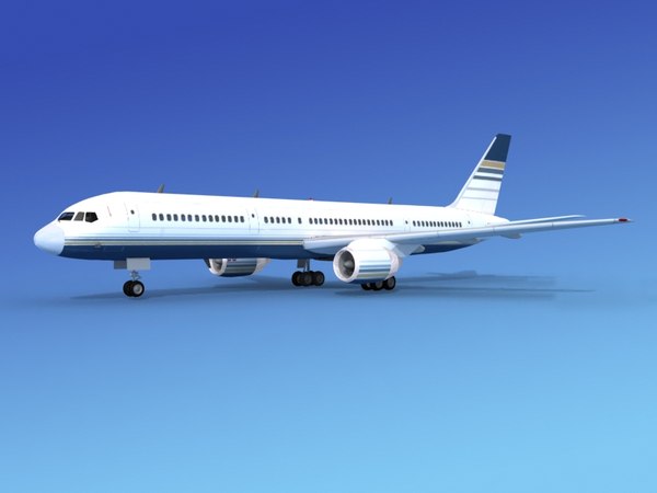 airline boeing 757 757-200 3d 3ds