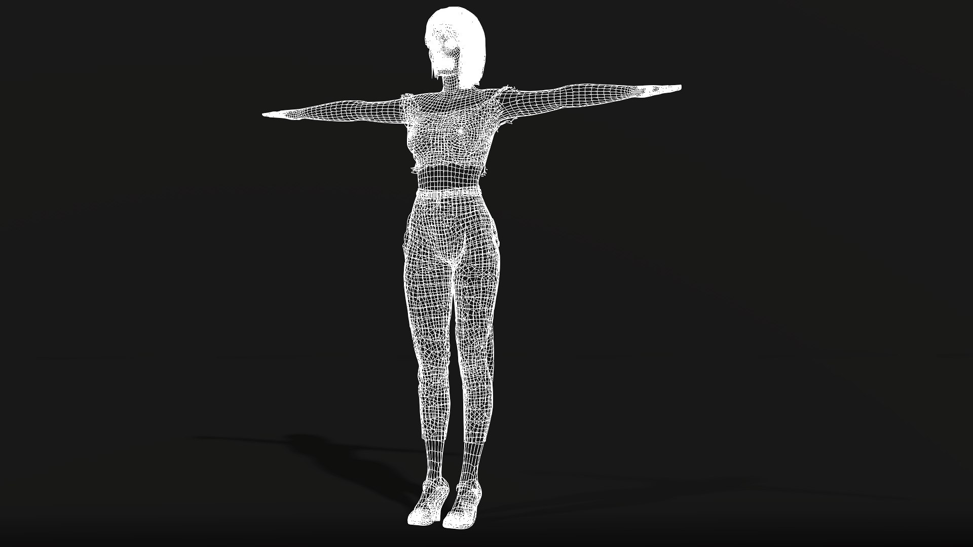 3D Basic F Model - TurboSquid 1732265