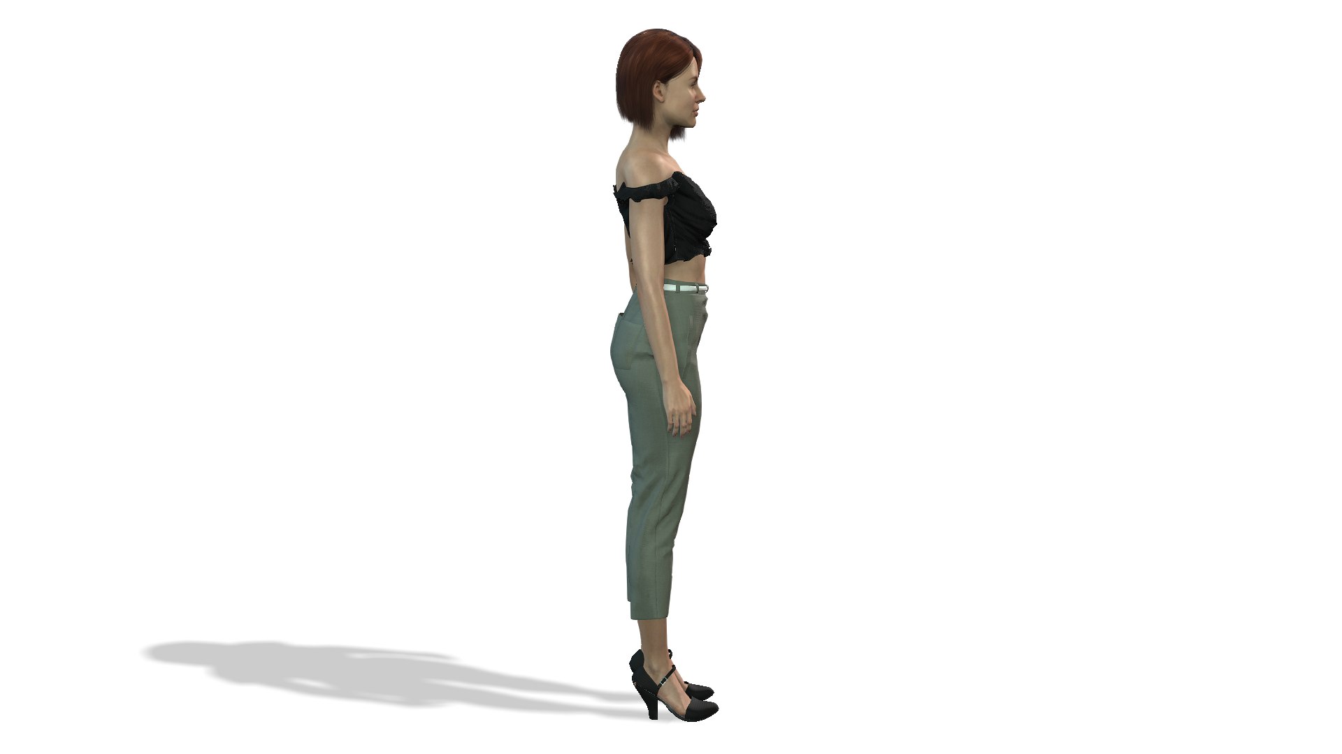 3D Basic F Model - TurboSquid 1732265