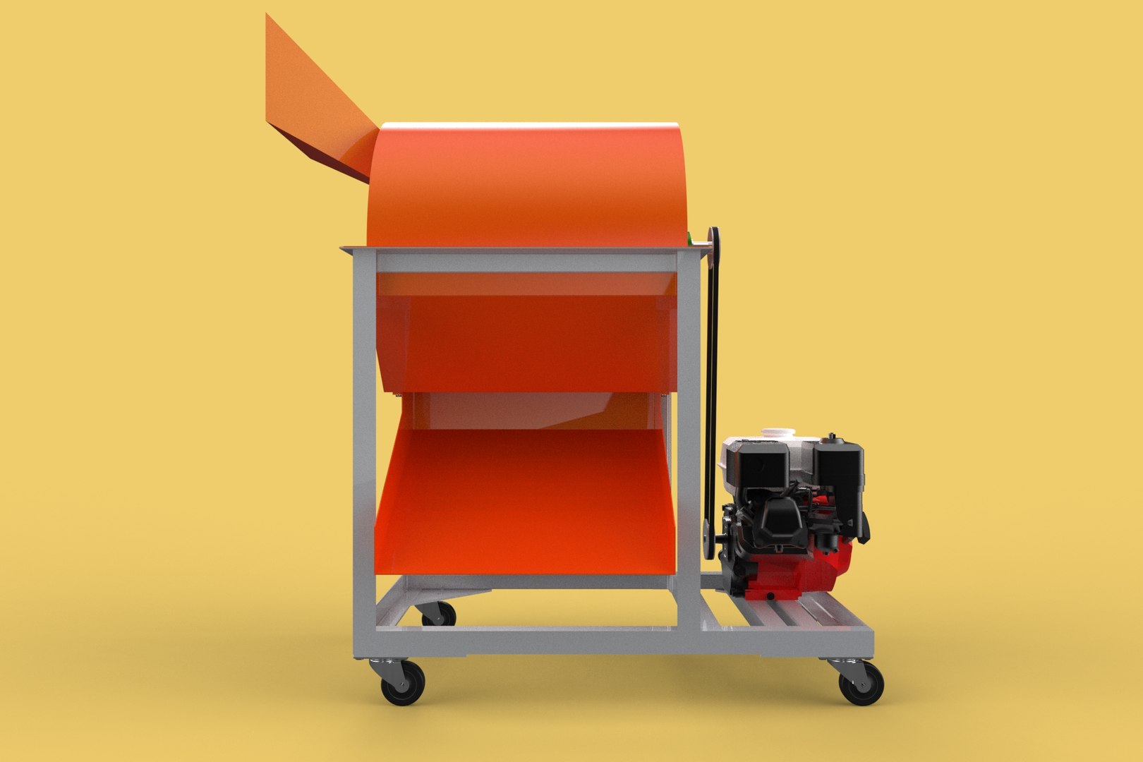 3D RUBBISH SHREDDER CRUSHER MACHINE WASTE GARBAGE CUTTING COMPOSTER ...