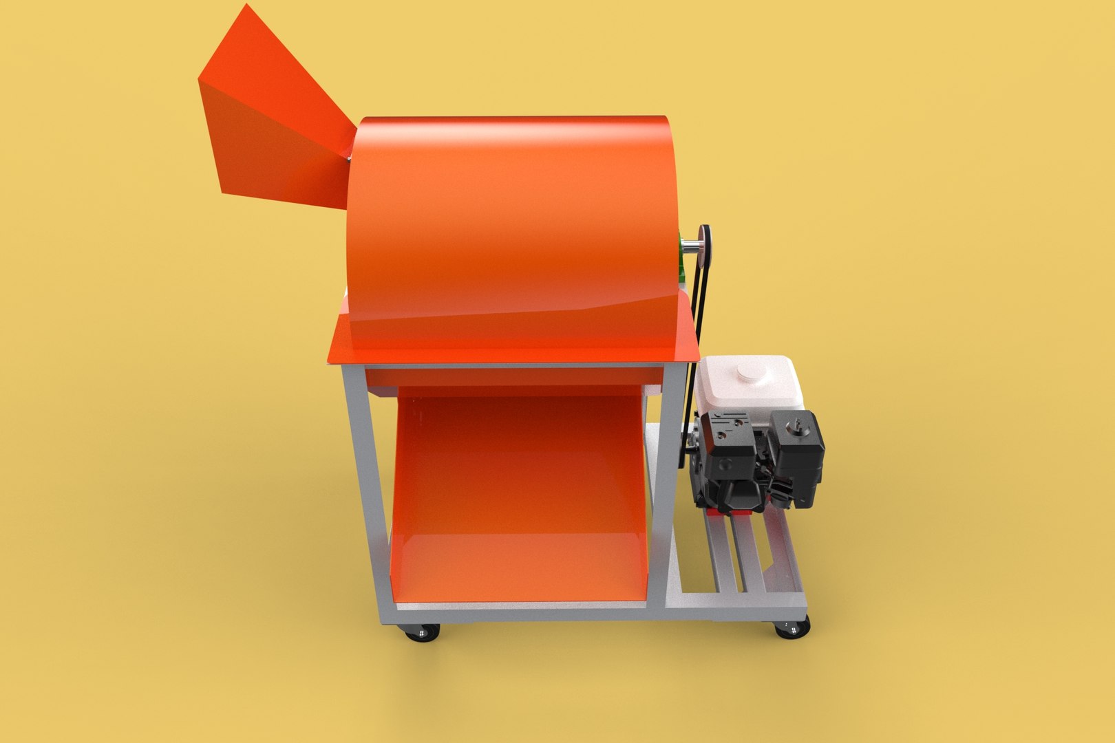 3D RUBBISH SHREDDER CRUSHER MACHINE WASTE GARBAGE CUTTING COMPOSTER ...