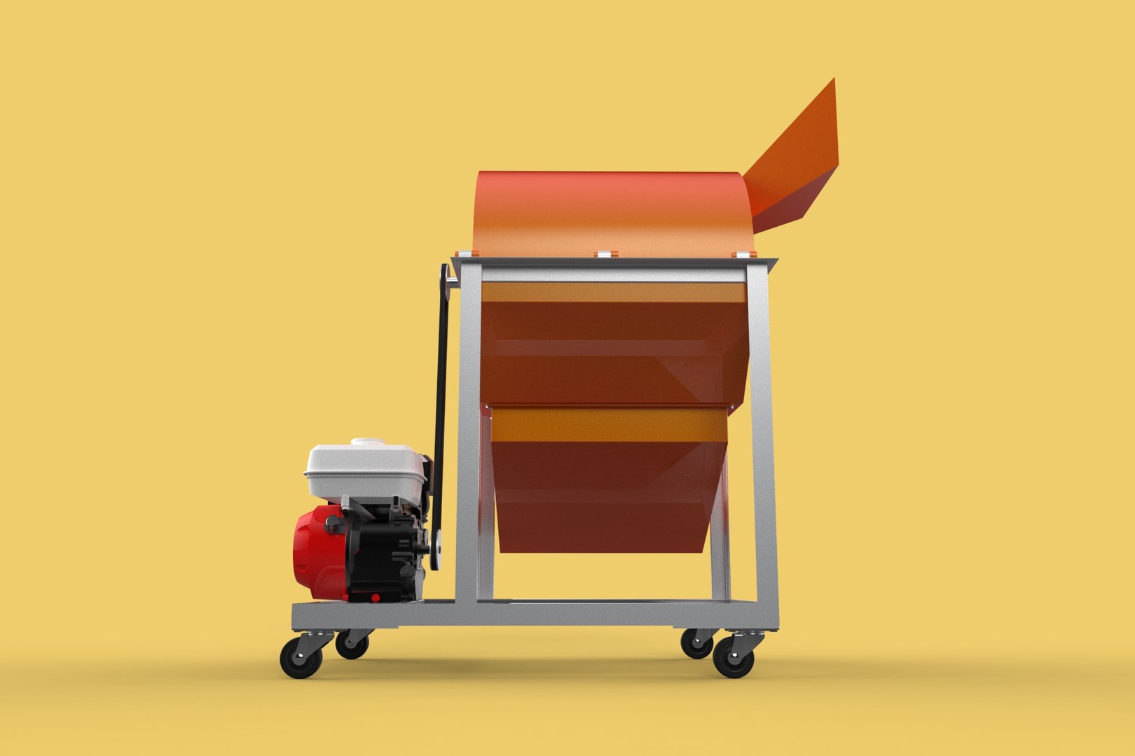 3D RUBBISH SHREDDER CRUSHER MACHINE WASTE GARBAGE CUTTING COMPOSTER ...