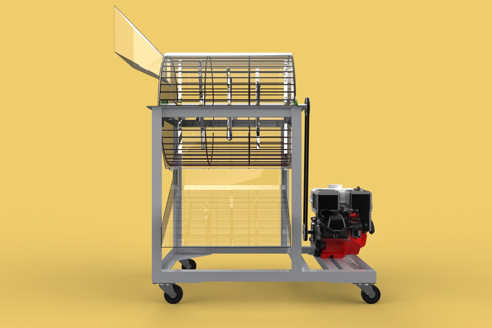 3D RUBBISH SHREDDER CRUSHER MACHINE WASTE GARBAGE CUTTING COMPOSTER ...