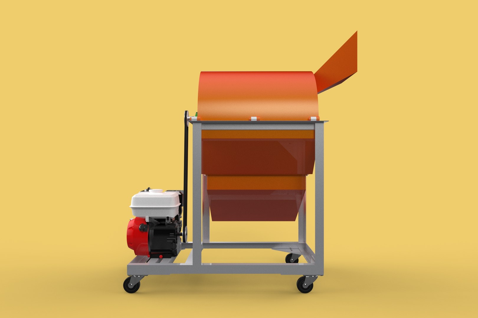 3D RUBBISH SHREDDER CRUSHER MACHINE WASTE GARBAGE CUTTING COMPOSTER ...