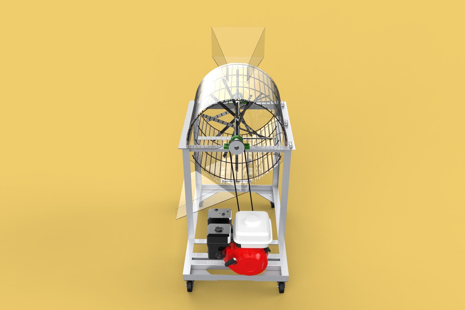 3D RUBBISH SHREDDER CRUSHER MACHINE WASTE GARBAGE CUTTING COMPOSTER ...