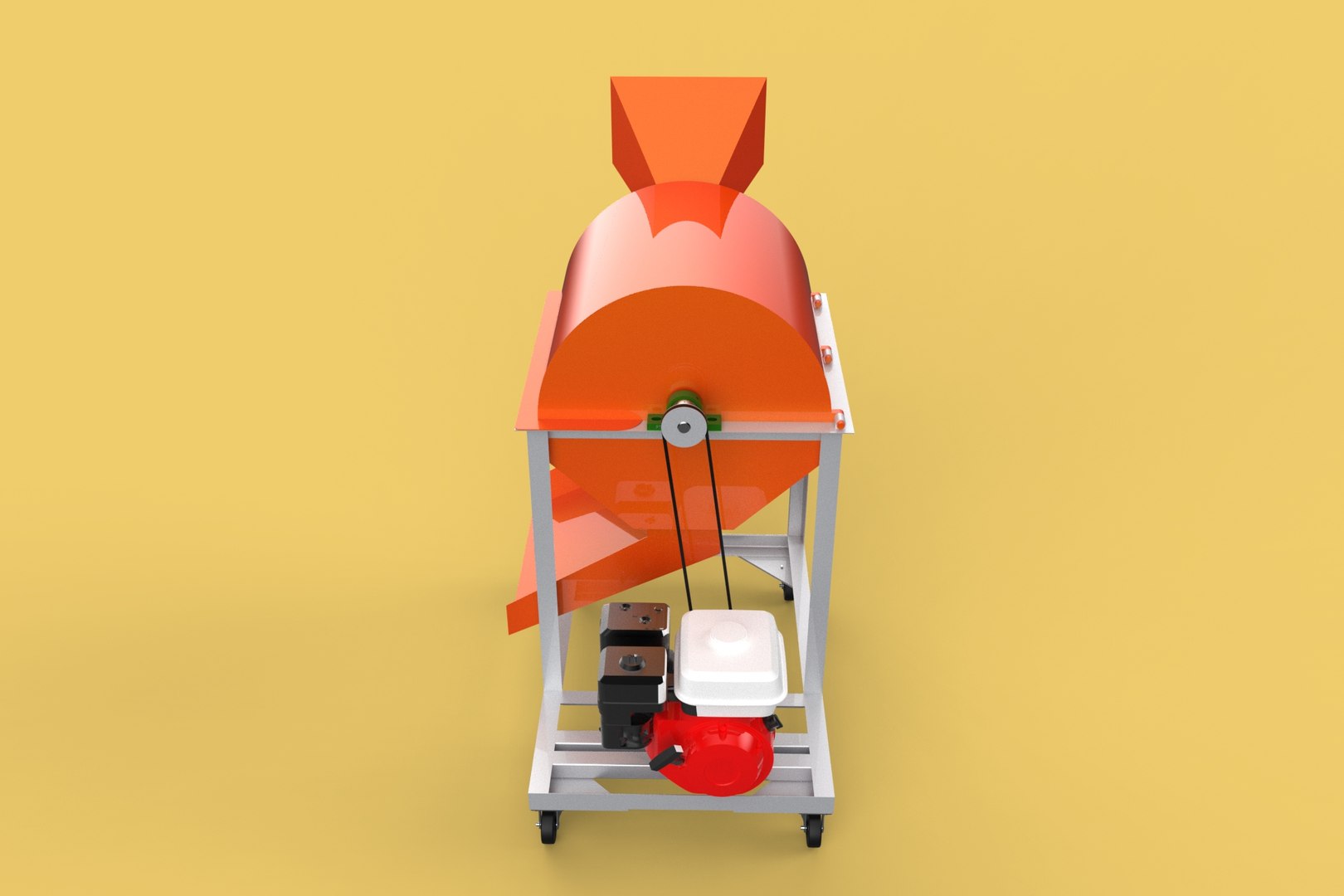 3D RUBBISH SHREDDER CRUSHER MACHINE WASTE GARBAGE CUTTING COMPOSTER ...