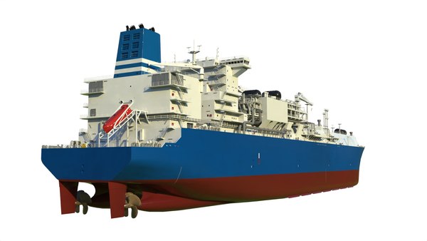 modelo 3d Terminal de GNL FSRU - TurboSquid 2137277