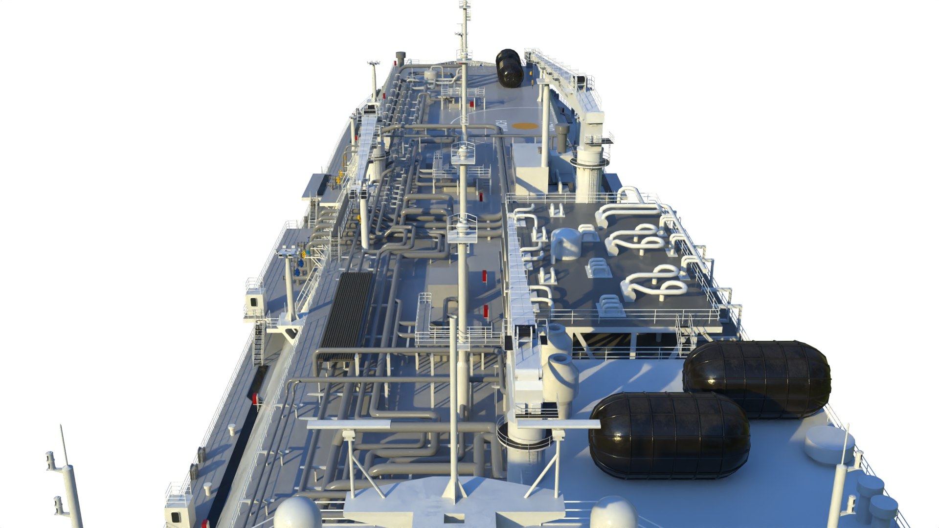 3D LNG terminal FSRU model - TurboSquid 2137277