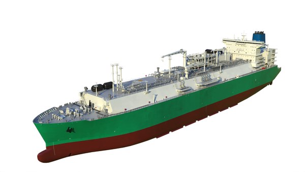 modelo 3d Terminal de GNL FSRU - TurboSquid 2137277