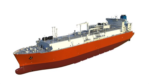 modelo 3d Terminal de GNL FSRU - TurboSquid 2137277