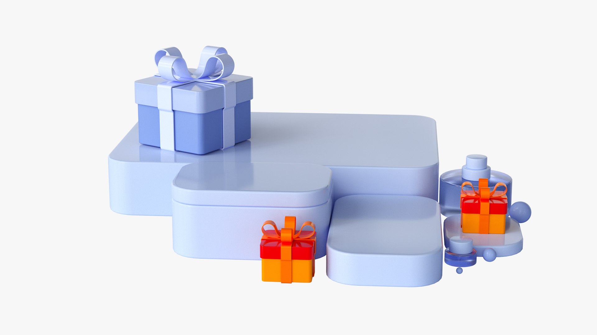 Free Gift Box Model 3D Model - TurboSquid 2118706