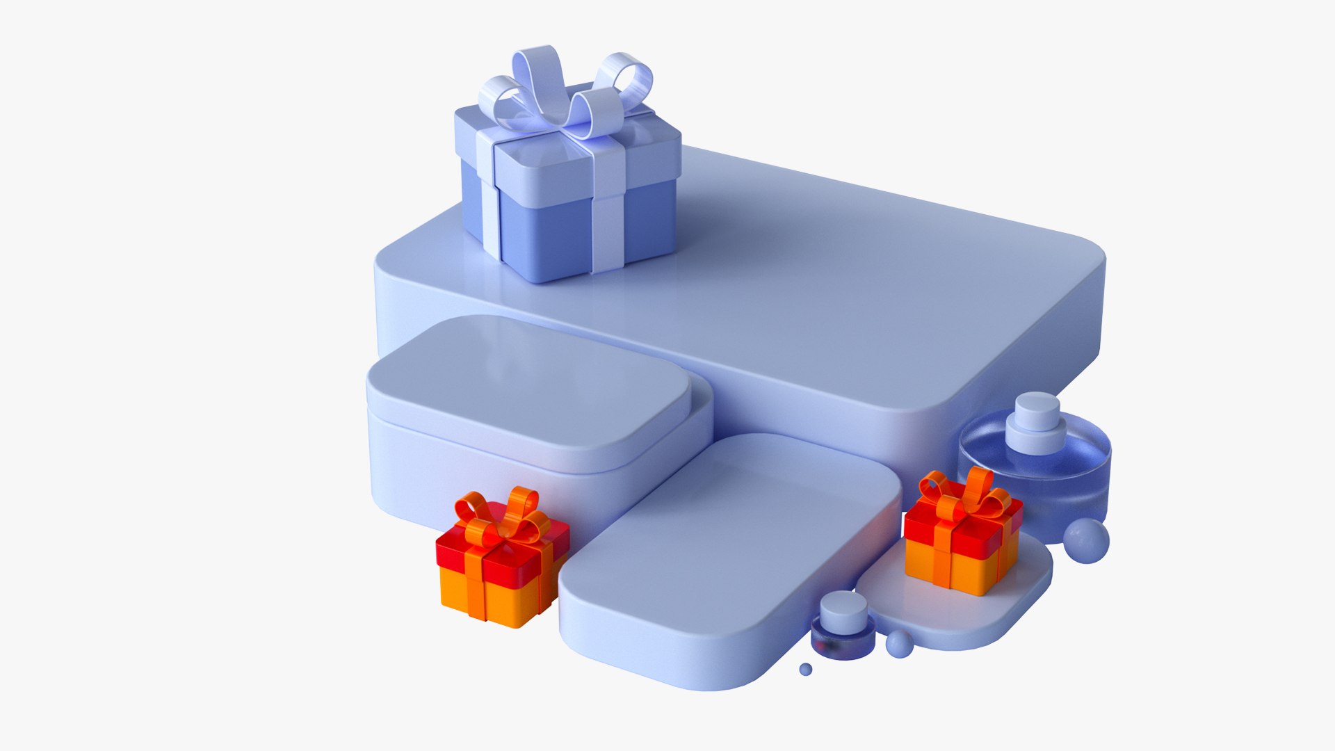 Free Gift Box Model 3D Model - TurboSquid 2118706