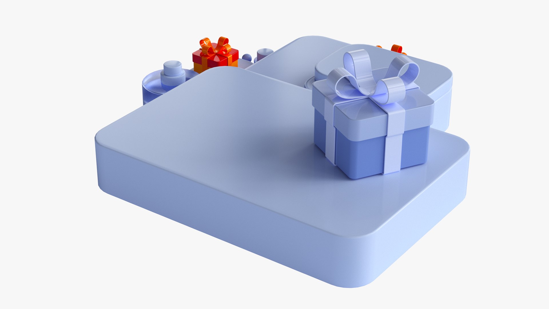 Free Gift Box Model 3D Model - TurboSquid 2118706