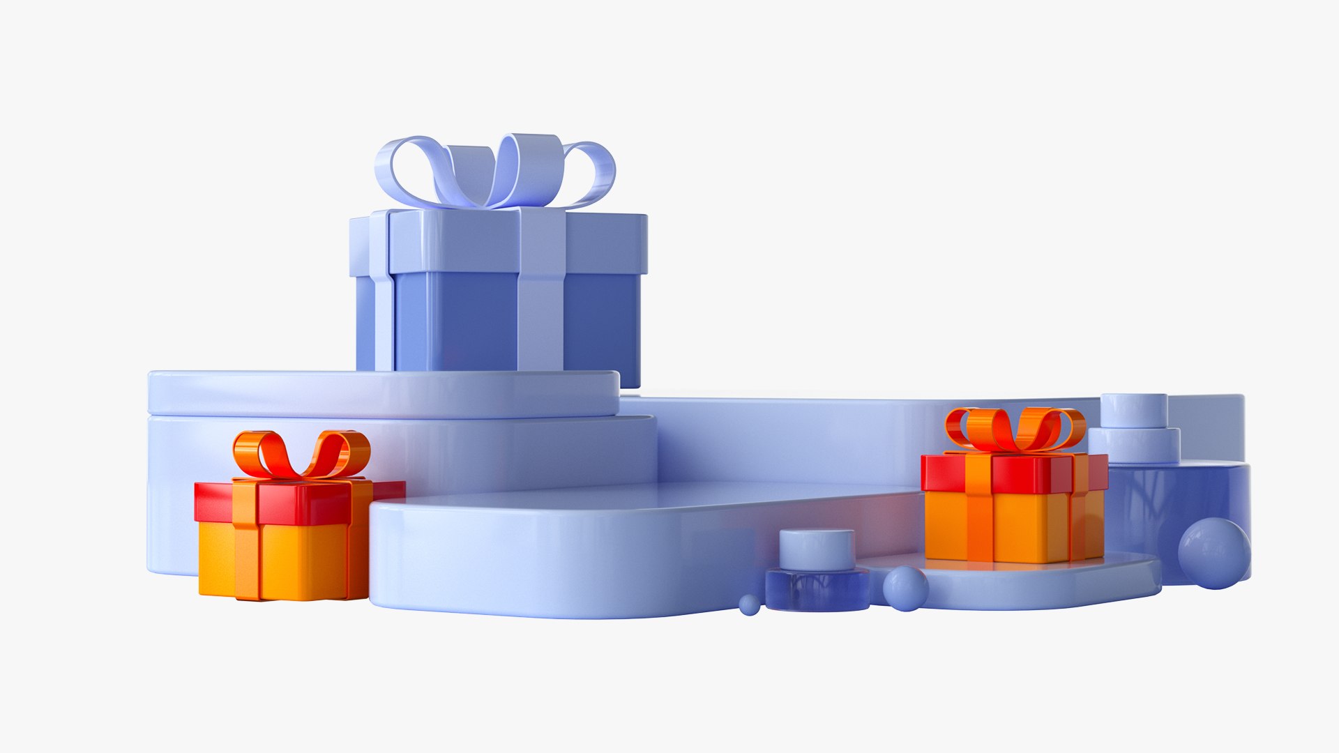 Free Gift Box Model 3D Model - TurboSquid 2118706