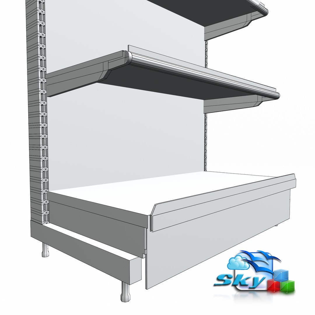 Product Caps End Racks 3d Model