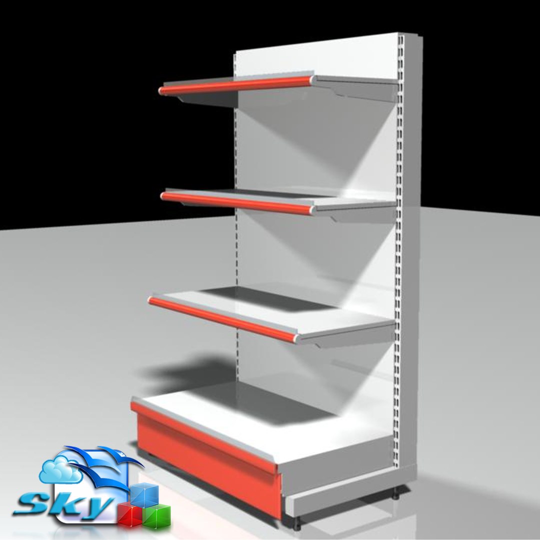 Product Caps End Racks 3d Model