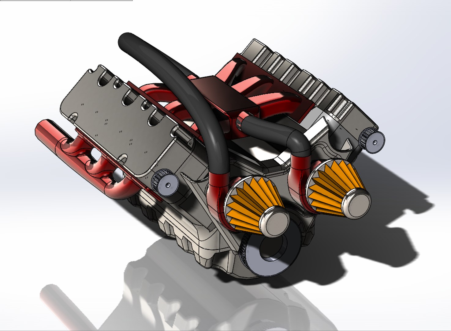 3D Engine Car - TurboSquid 1533782