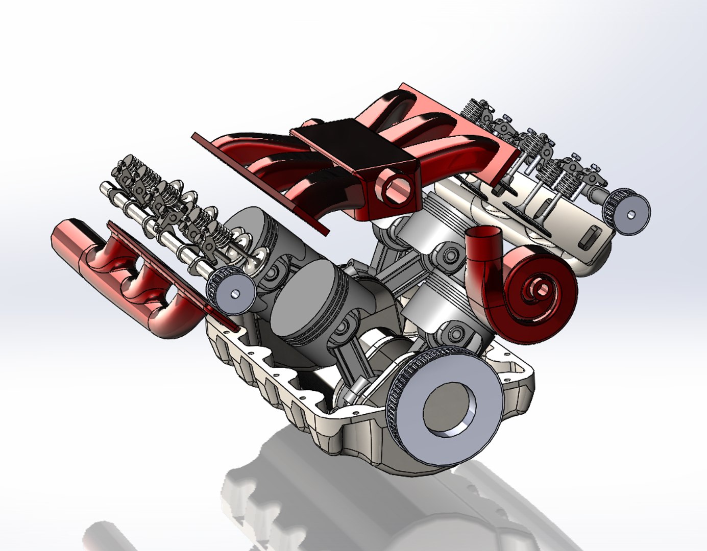 3D Engine Car - TurboSquid 1533782