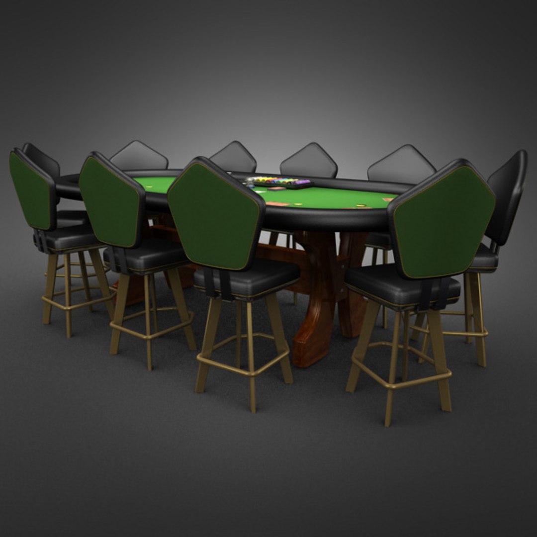3d Casino Poker Table