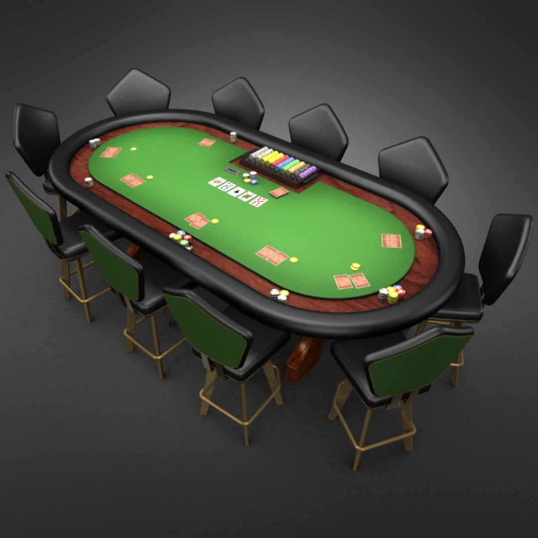 3d Casino Poker Table
