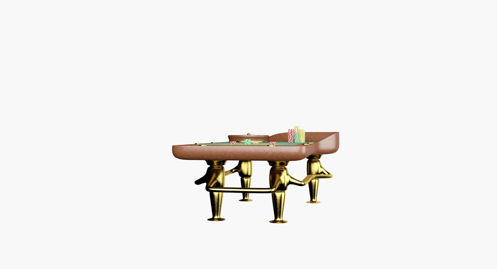 3d Model Roulette Table