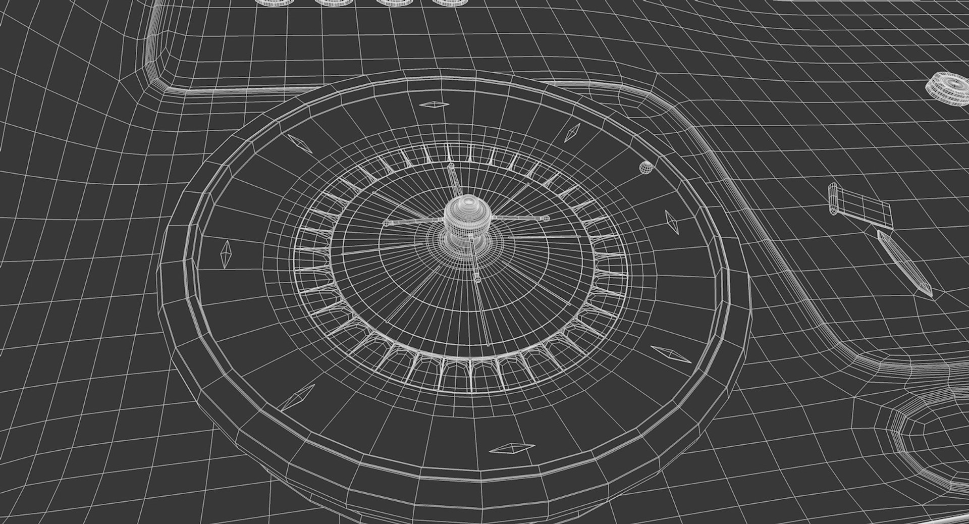 3d Model Roulette Table
