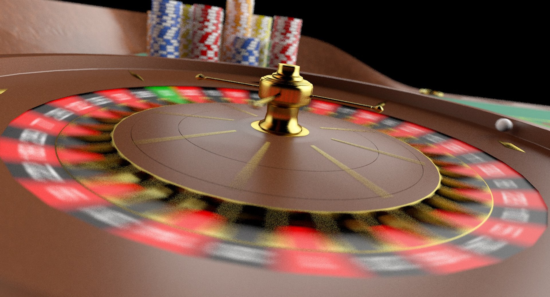 3d Model Roulette Table