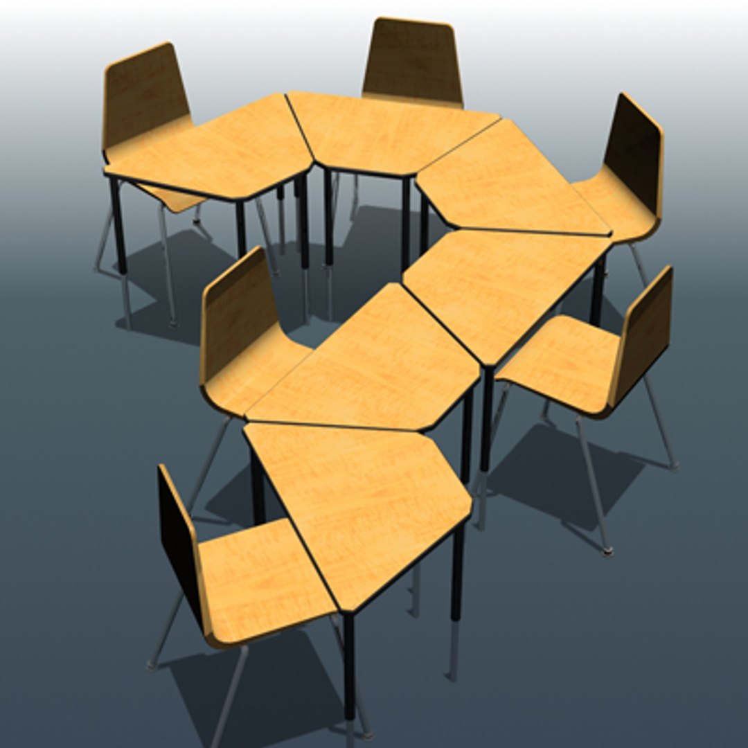 Classroom Elements 3d Model
