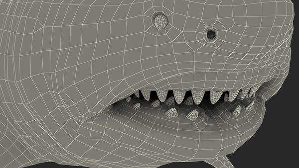 Modo를 위해 조작된 고대 Megashark 3D 모델 - TurboSquid 1861949