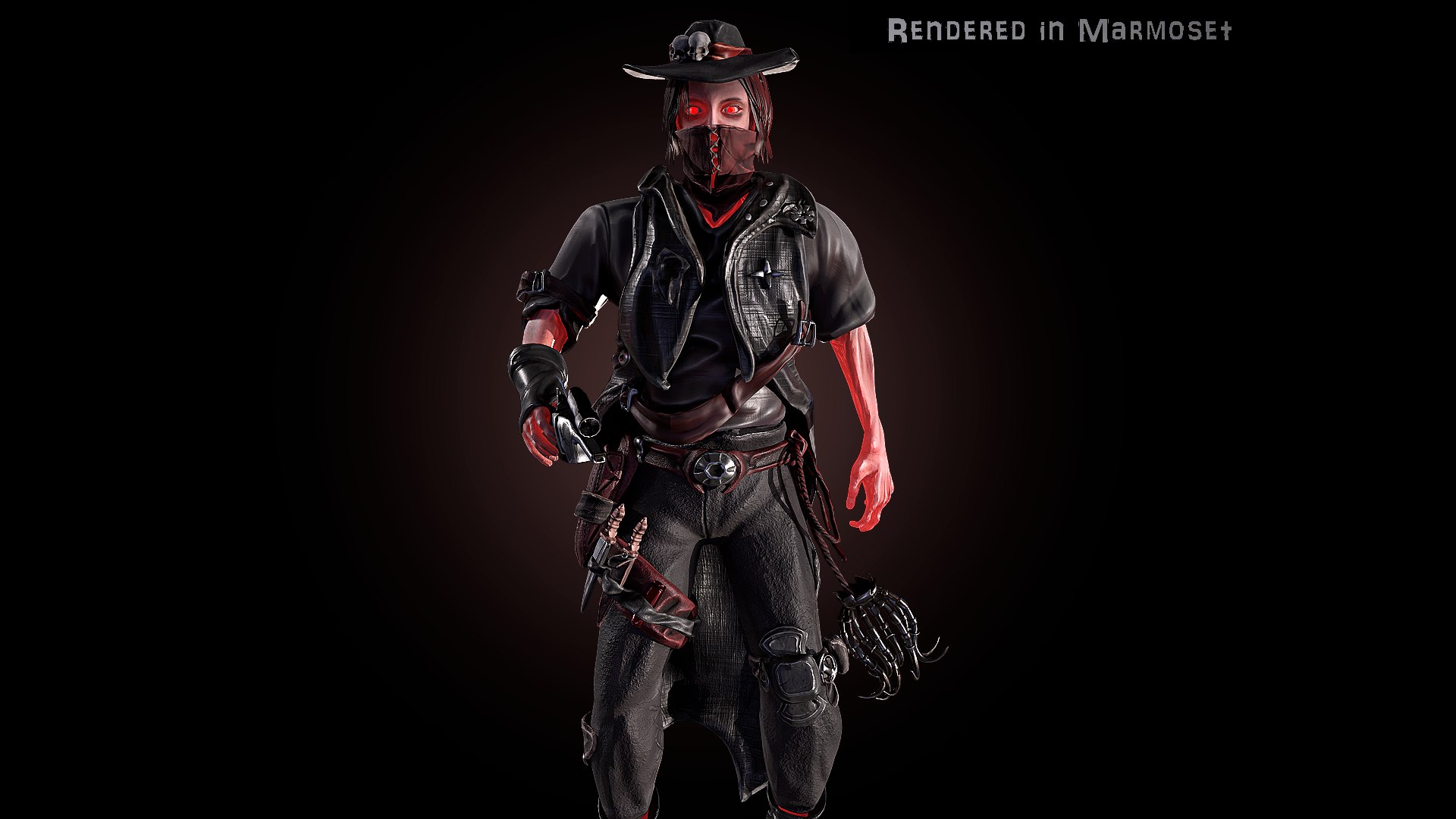 3D Undead Cowboy - TurboSquid 2387358