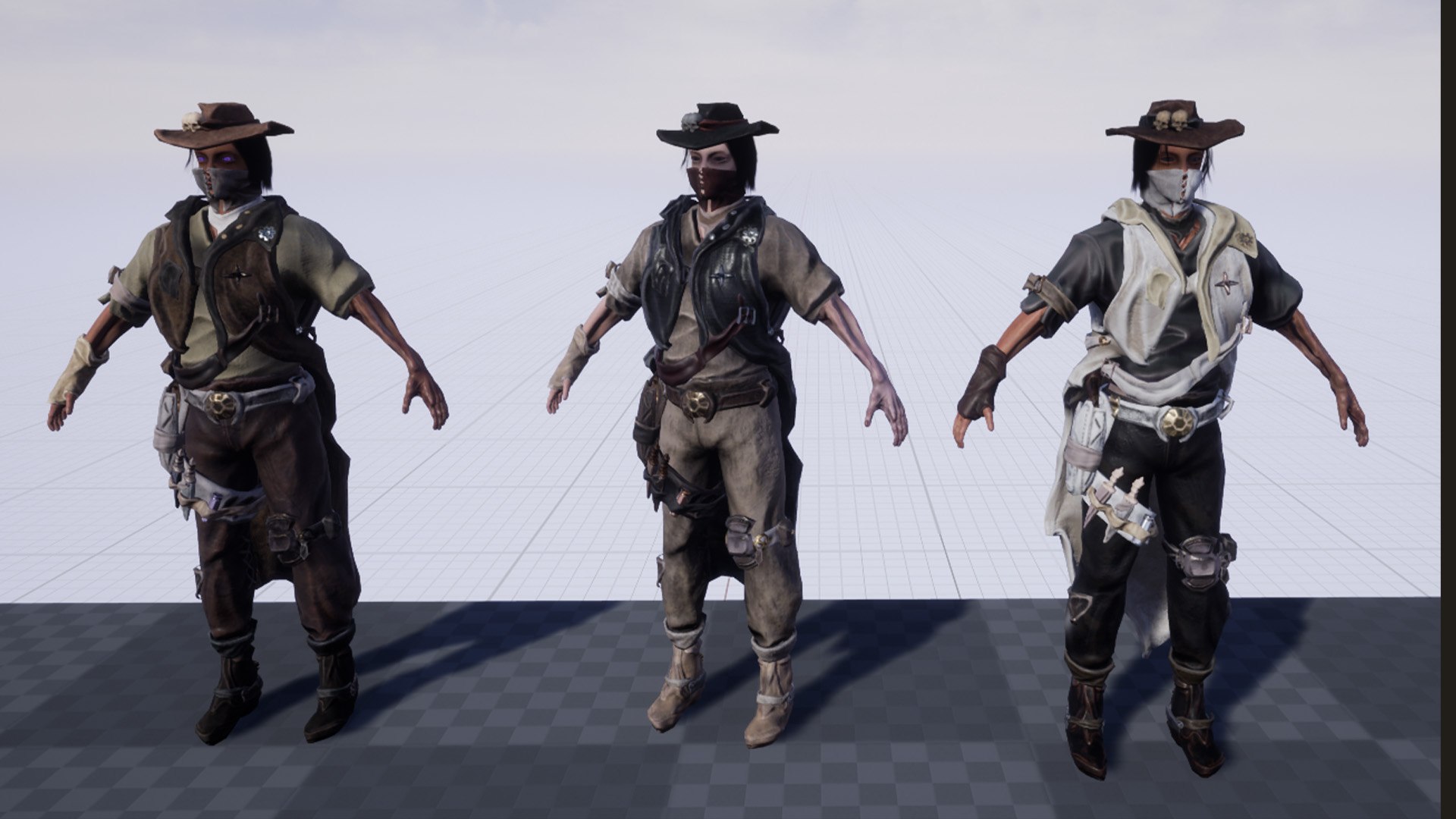 3D Undead Cowboy - TurboSquid 2387358