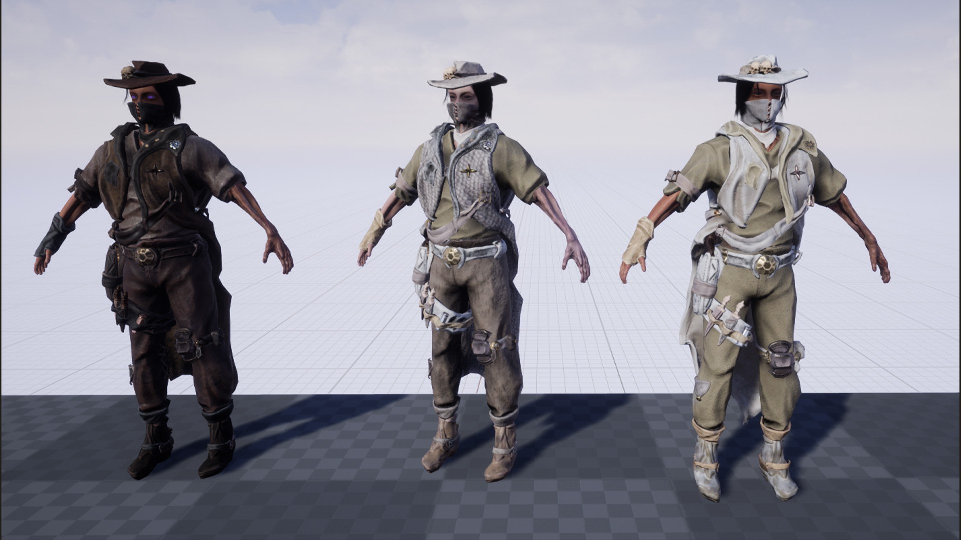 3D Undead Cowboy - TurboSquid 2387358