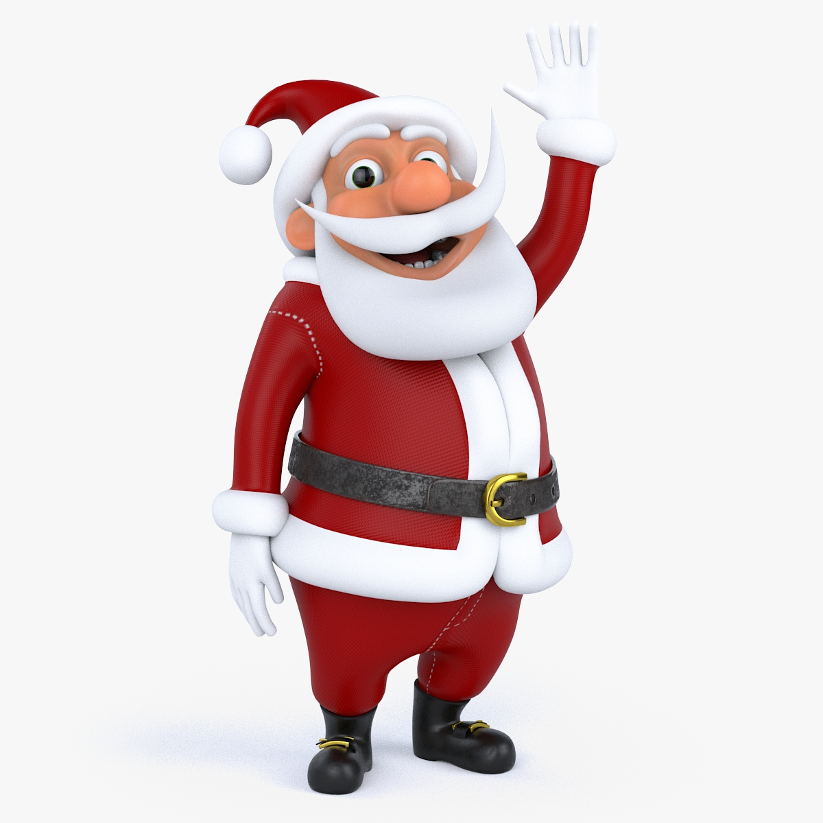 3D cartoon santa claus rigged model - TurboSquid 1418194