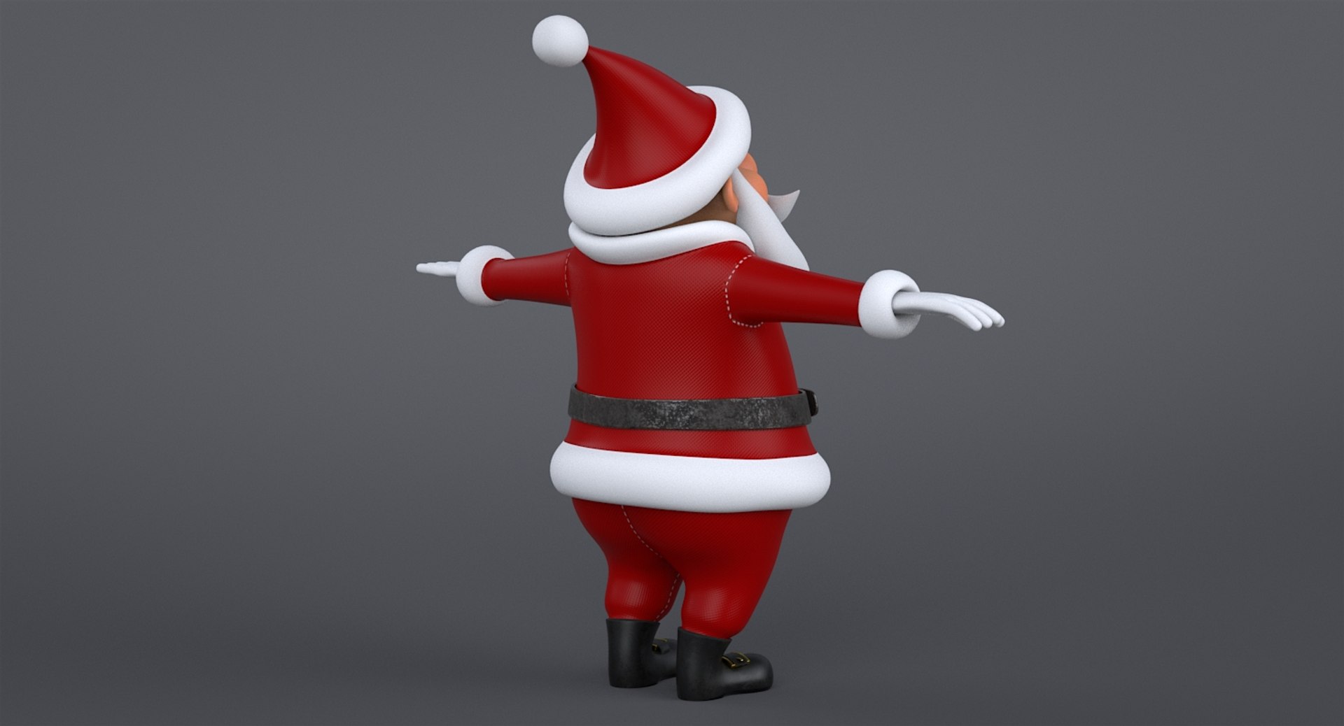 3D Cartoon Santa Claus Rigged Model - TurboSquid 1418194