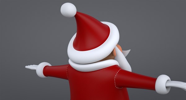 3D cartoon santa claus rigged model - TurboSquid 1418194
