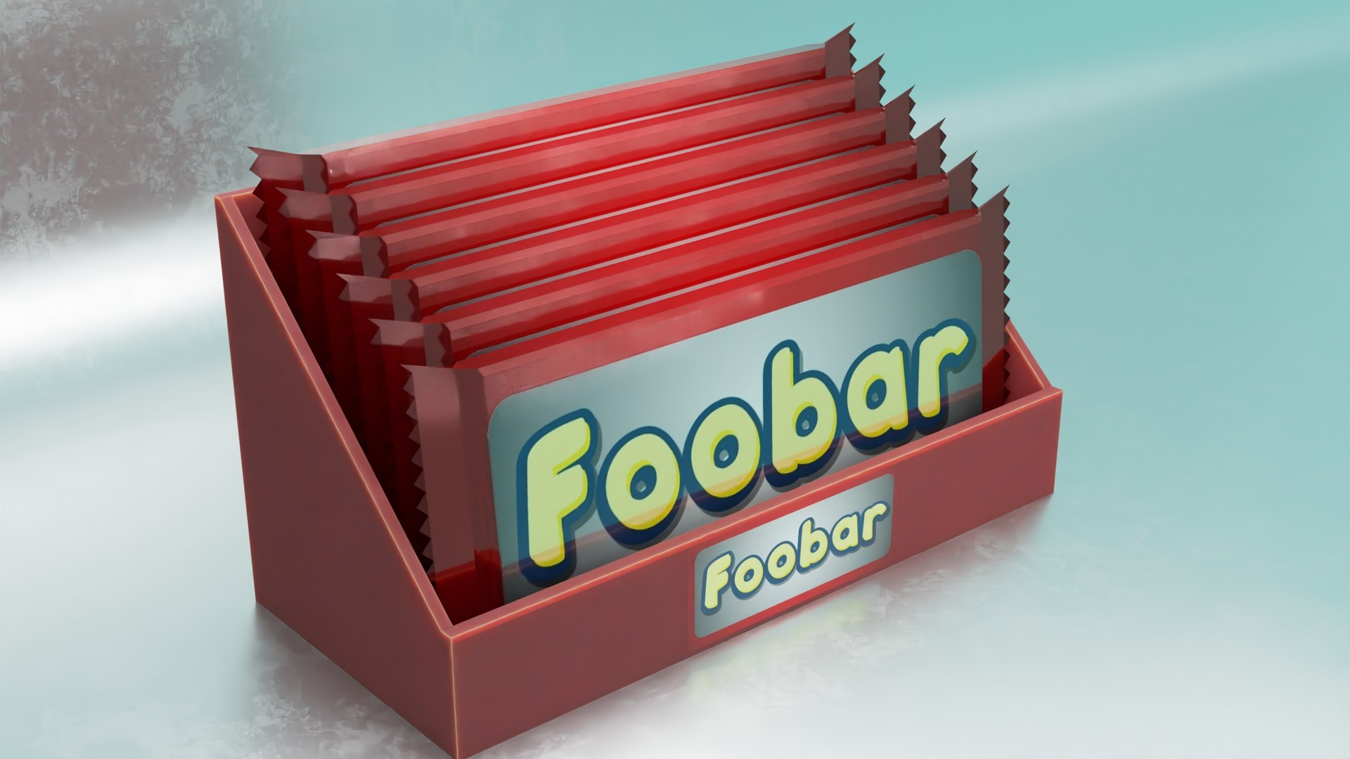 3D Chocolate Bar Foobar - TurboSquid 1941029