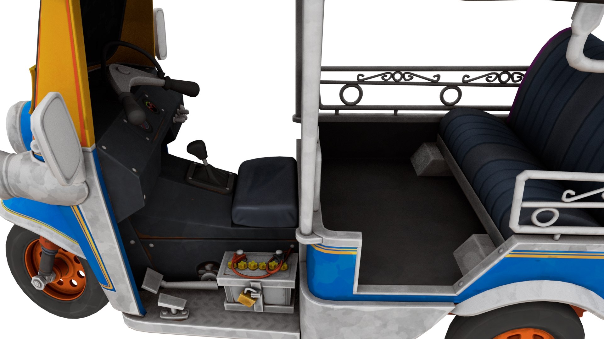 Stylized Tuk Tuk - Low Poly Model 3D Model - TurboSquid 2234277