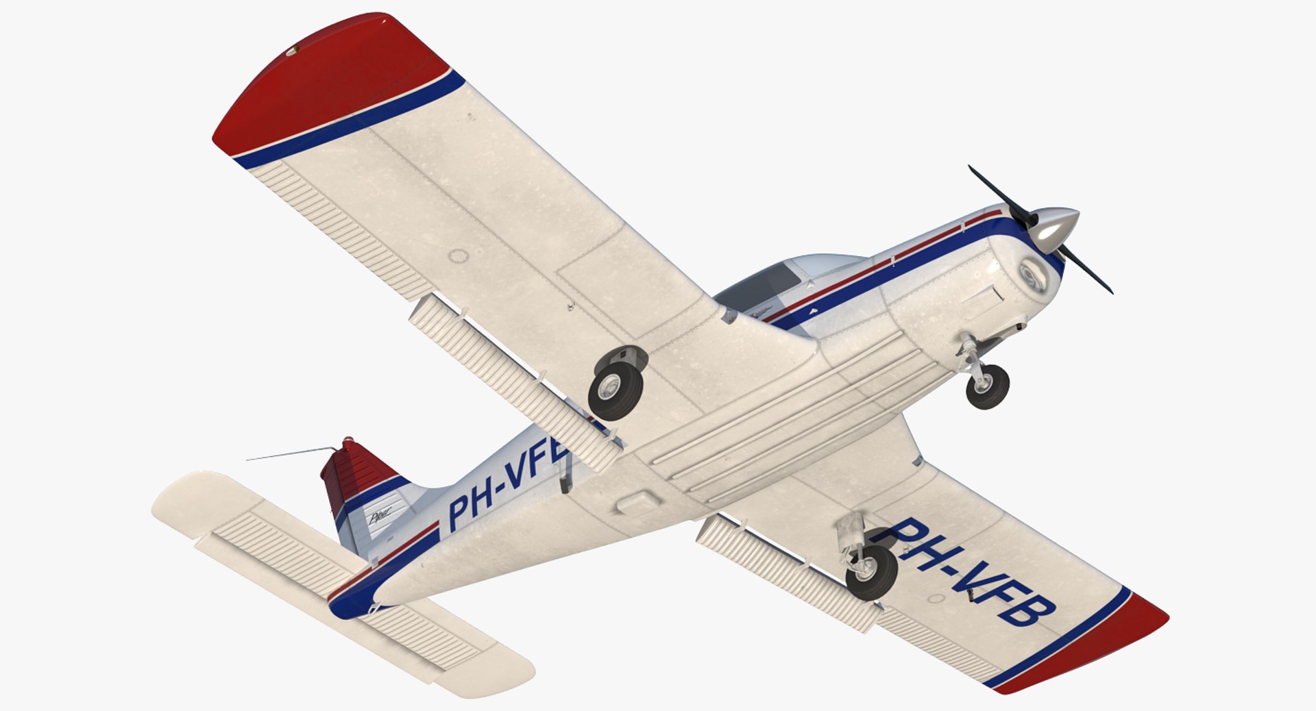 3D Model Private Aircraft Piper Pa-28 - TurboSquid 1167465