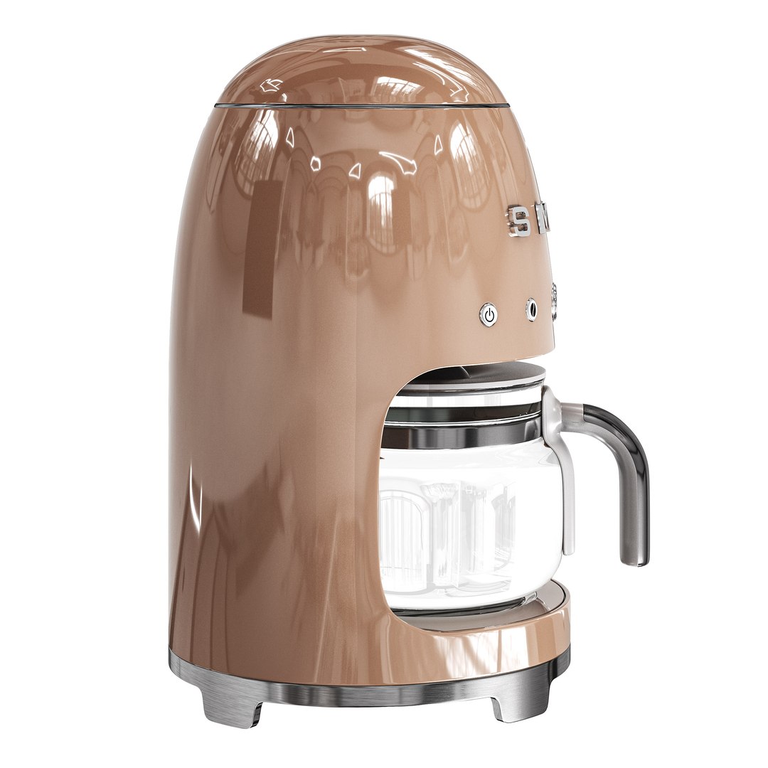 SMEG Drip Coffee Machine 3D Model - TurboSquid 2320646