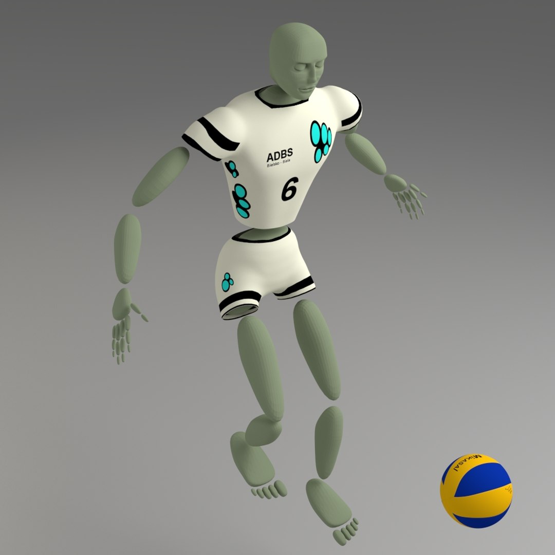 Free Abstract Humanoid Ballerkin Sport 3d Model