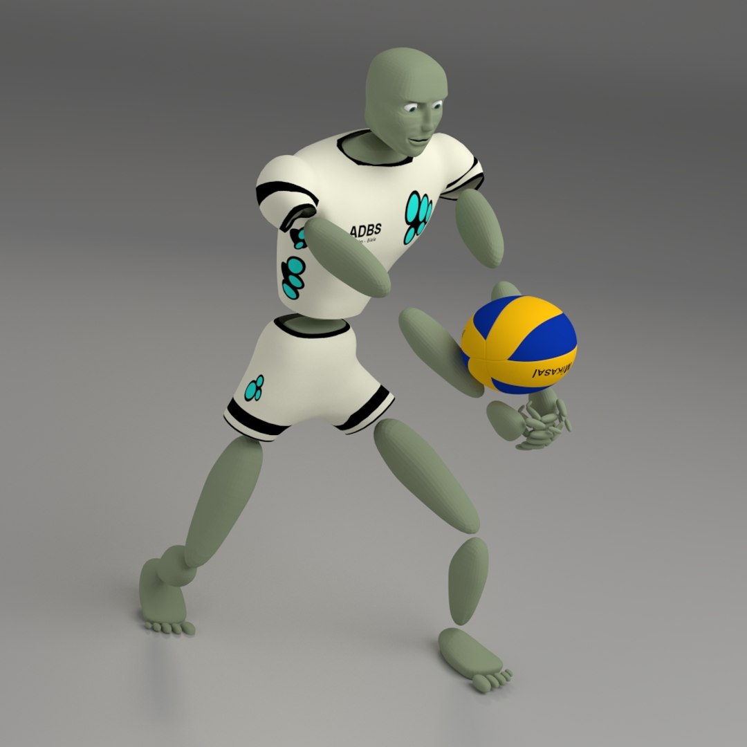 Free Abstract Humanoid Ballerkin Sport 3d Model