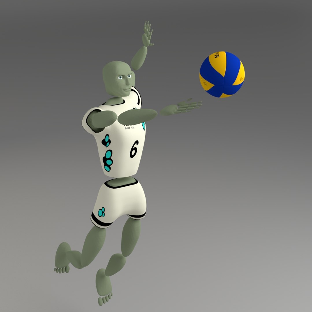 Free Abstract Humanoid Ballerkin Sport 3d Model